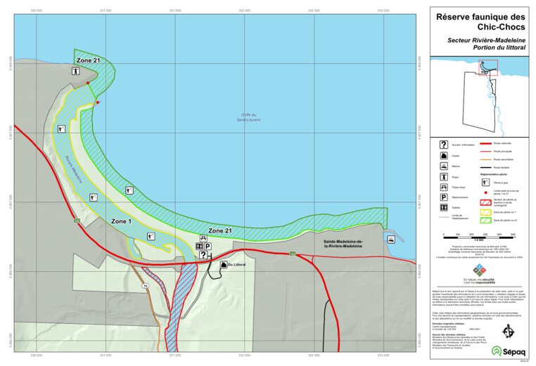 Réserve faunique des Chic-Chocs : Littoral du secteur Rivière-Madeleine ...
