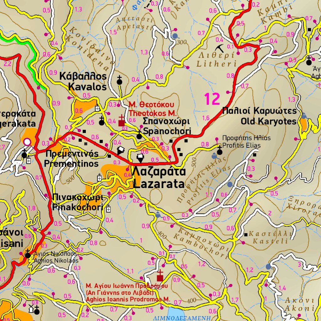 Lefkada, Greece Map by Terrain Editions | Avenza Maps