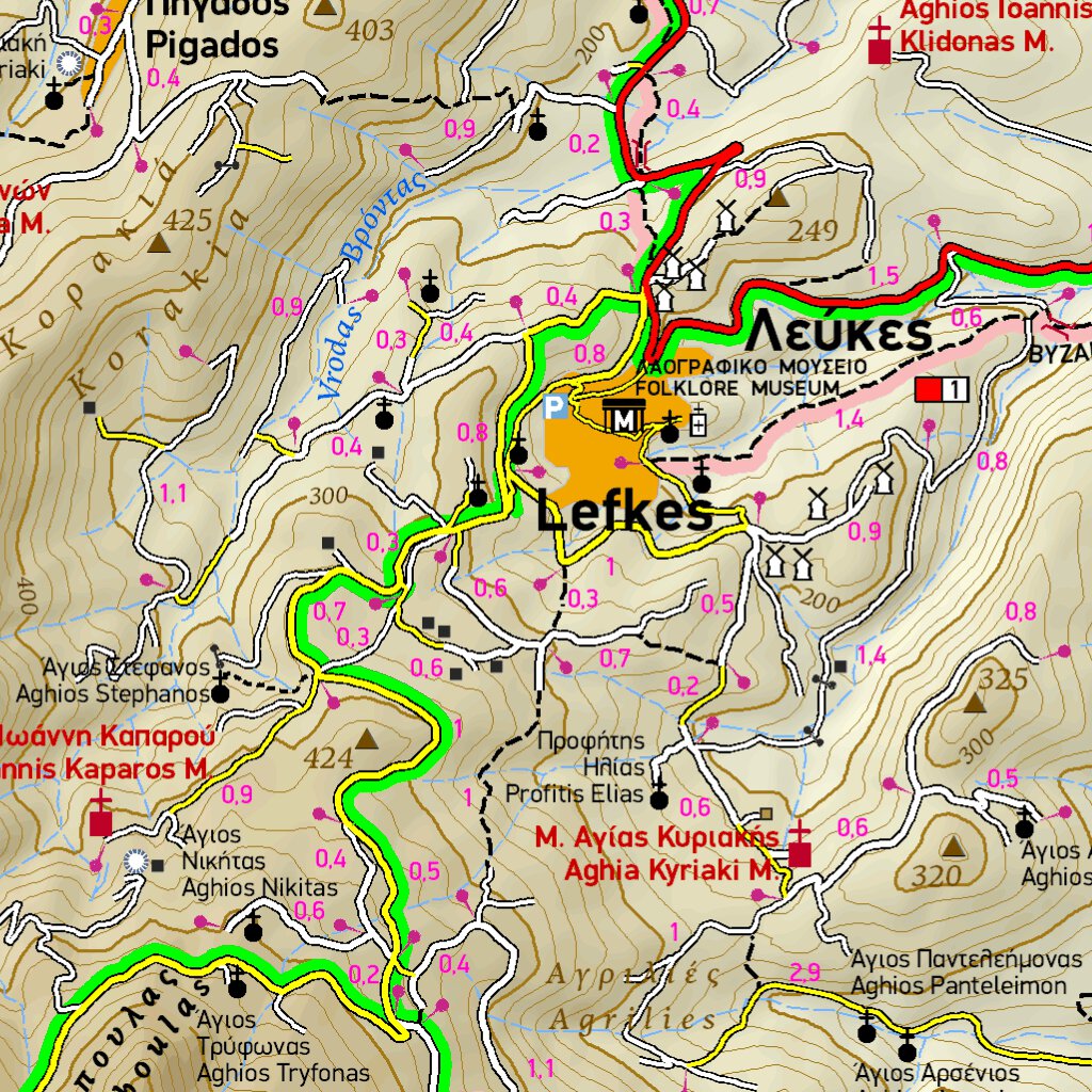 Paros, Cyclades Map by Terrain Editions | Avenza Maps