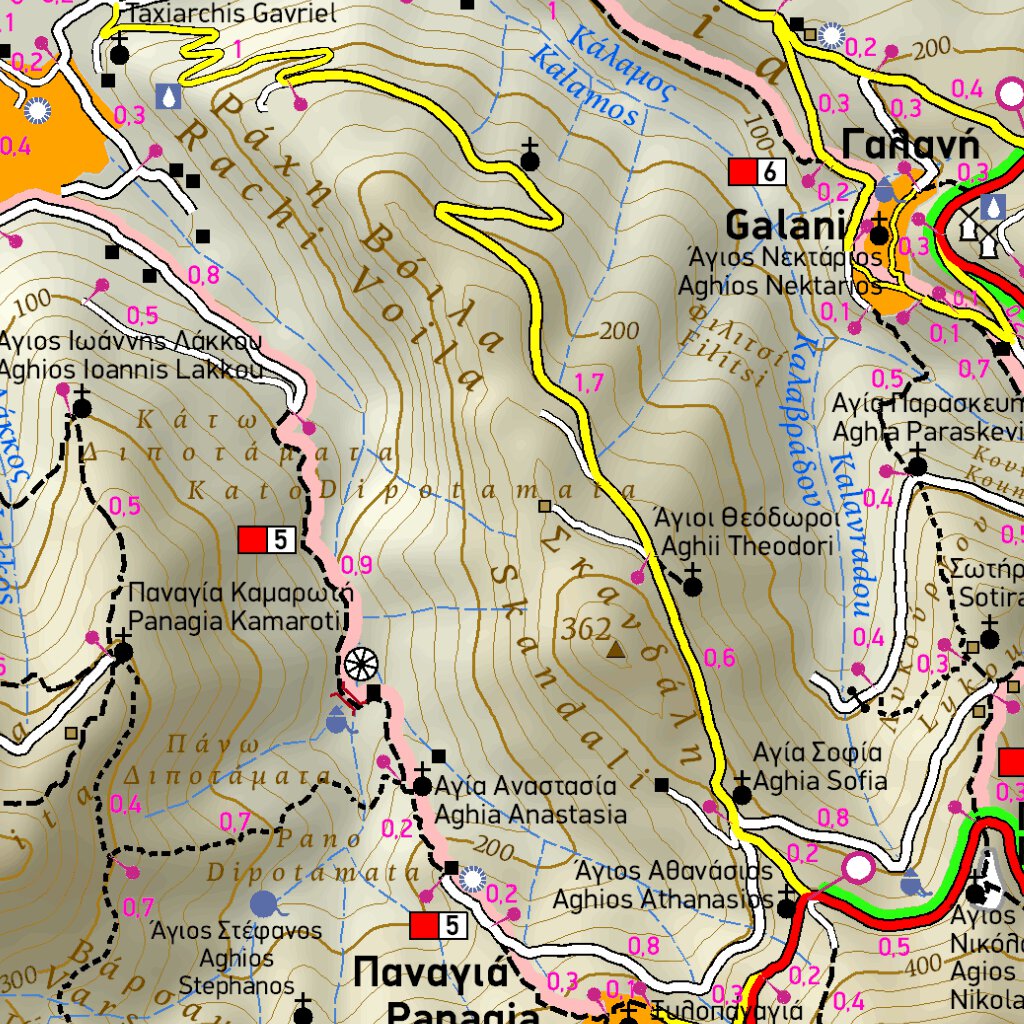 Serifos, Cyclades Map by Terrain Editions | Avenza Maps
