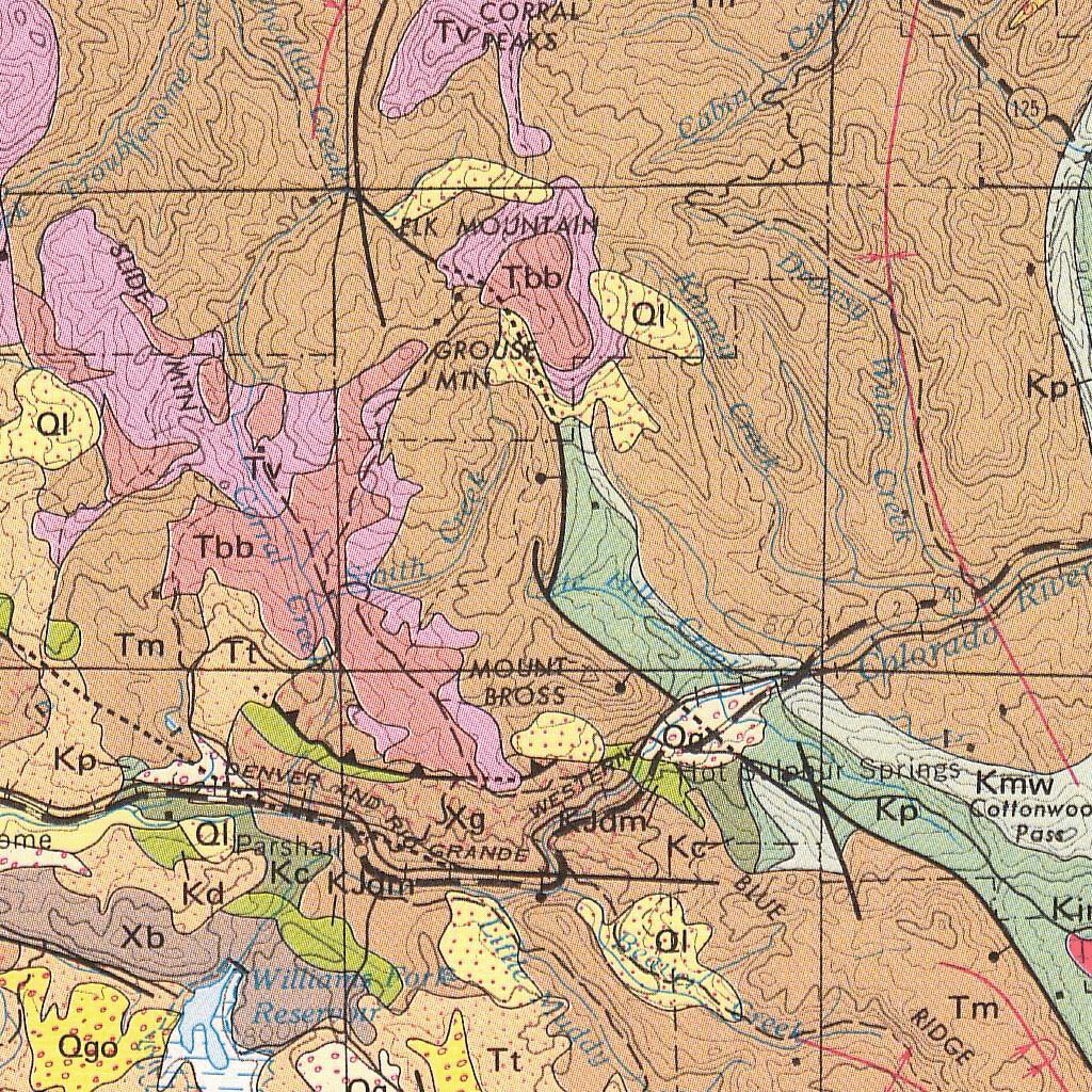 Geologic Map of the Craig 1 degree x 2 degrees quadrangle, northwestern ...