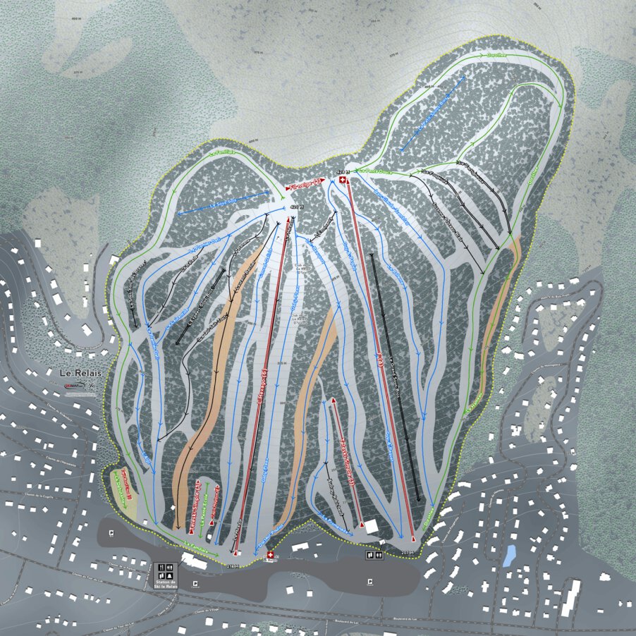 Le Relais Resort Map by Mapsynergy | Avenza Maps