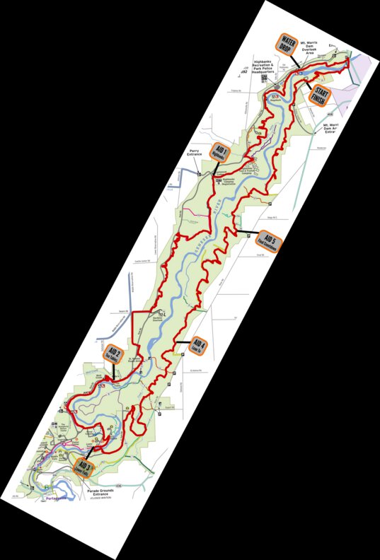 Many on the Genny Ultramarathon Course Map by Josh Kramer | Avenza Maps