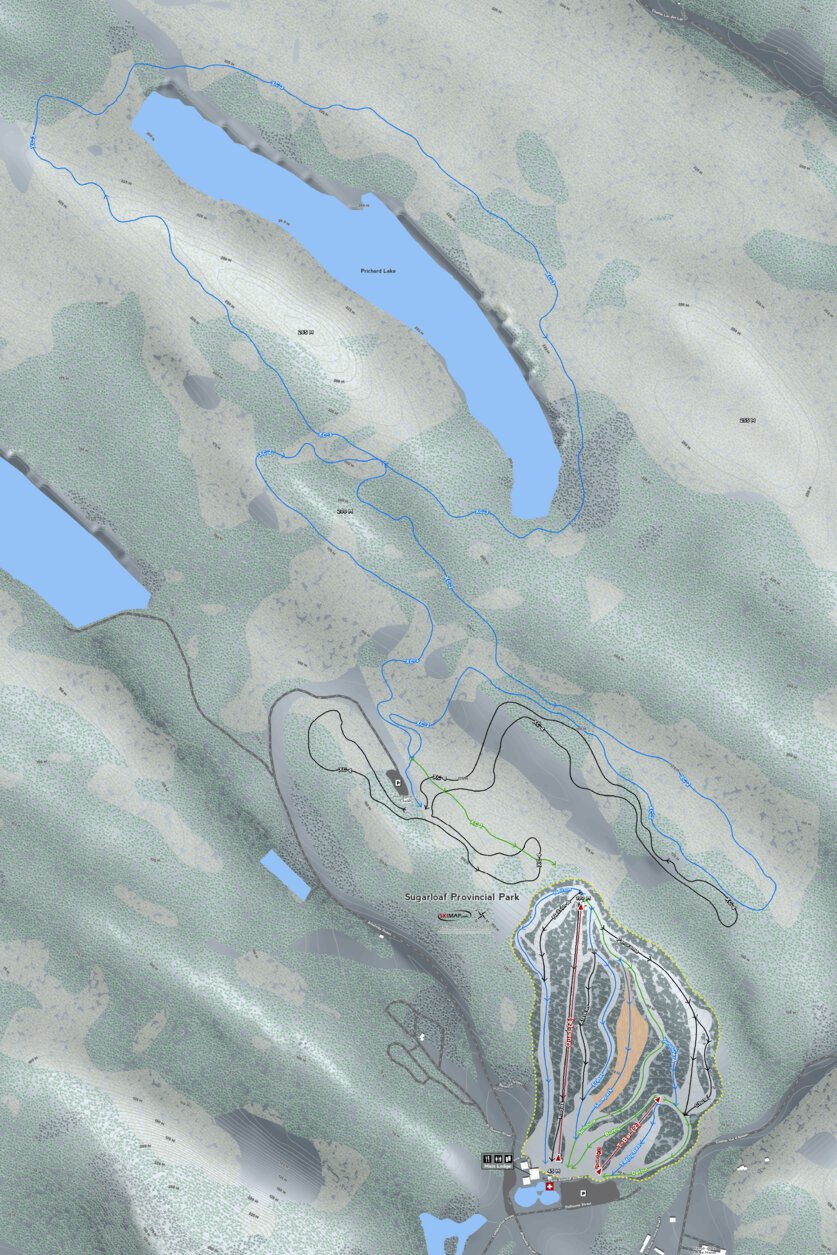 Sugarloaf Provincial Park Resort Map by Mapsynergy | Avenza Maps