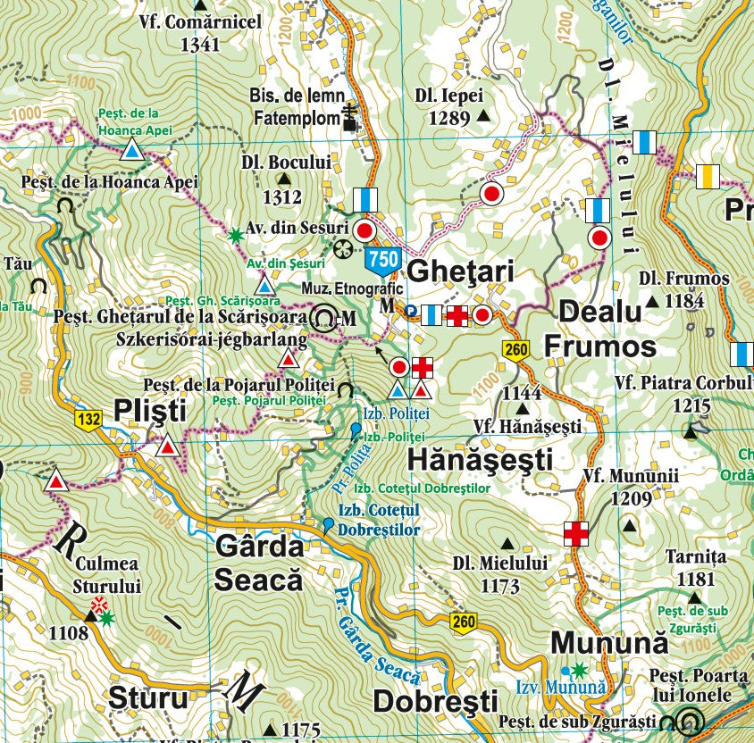 Padis-Bihor / Pádis-Bihar / Padiş-Bihor Map by DIMAP Bt. | Avenza Maps