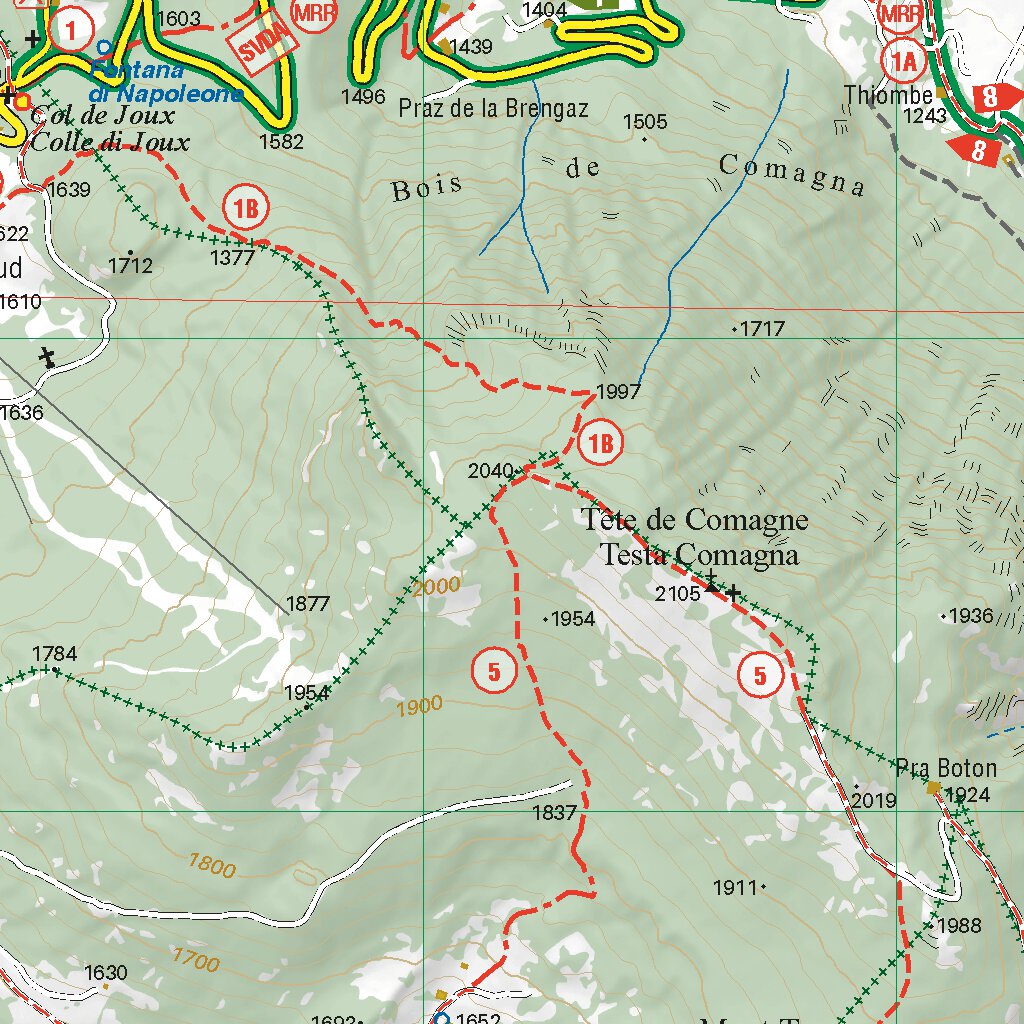 Val d'Ayas MTB Map 1:25.000 by L'ESCURSIONISTA s.a.s. | Avenza Maps