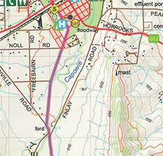 Mawson Trail SECTION 2 - Burra to Quorn Map by Mapland - Department for ...