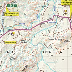 Mawson Trail SECTION 3 - Quorn to Blinman Map by Mapland - Department ...