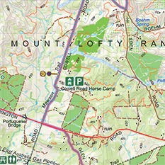 Mawson Trail SECTIONS 1- 3 - Adelaide to Blinman Map by Mapland ...