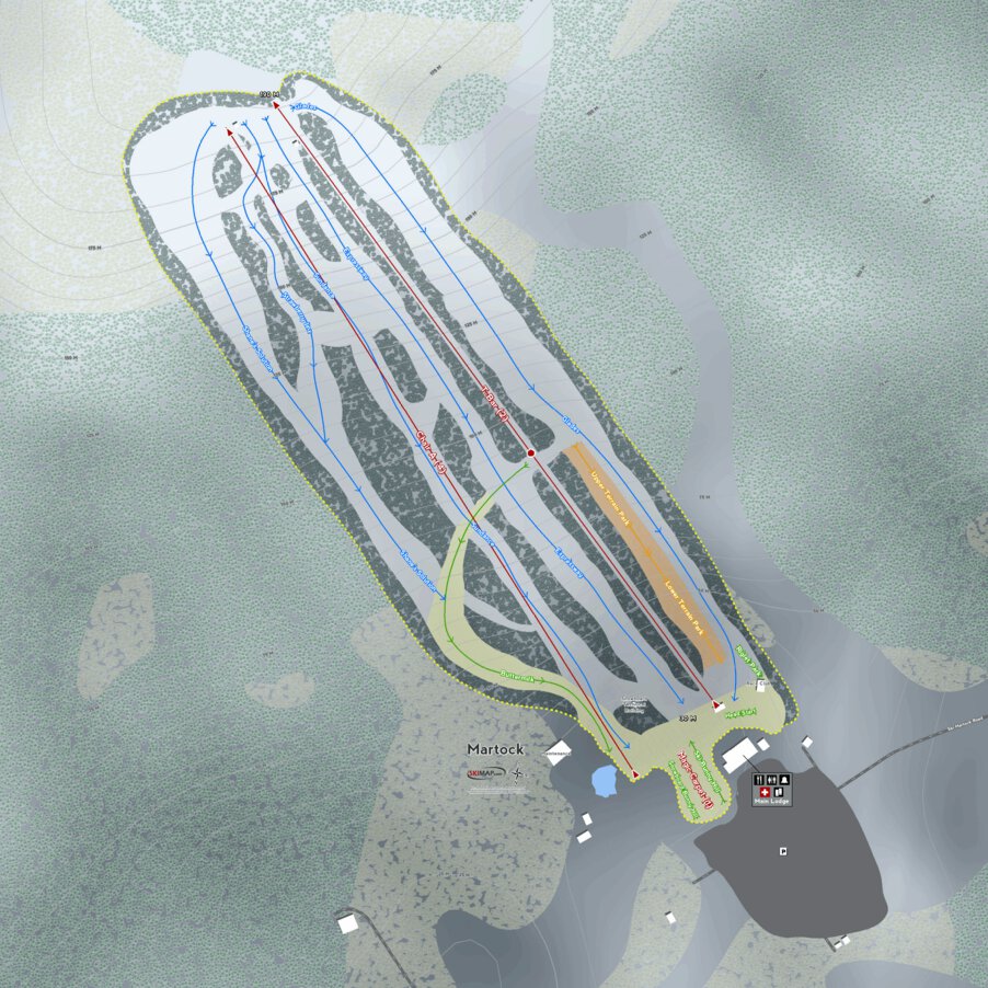 Martock Resort Map by Mapsynergy | Avenza Maps