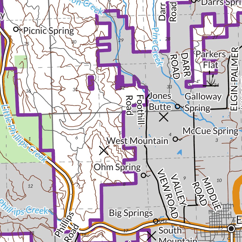 Wenaha - Manulife/Green Diamond Map by Oregon Department of Fish and ...