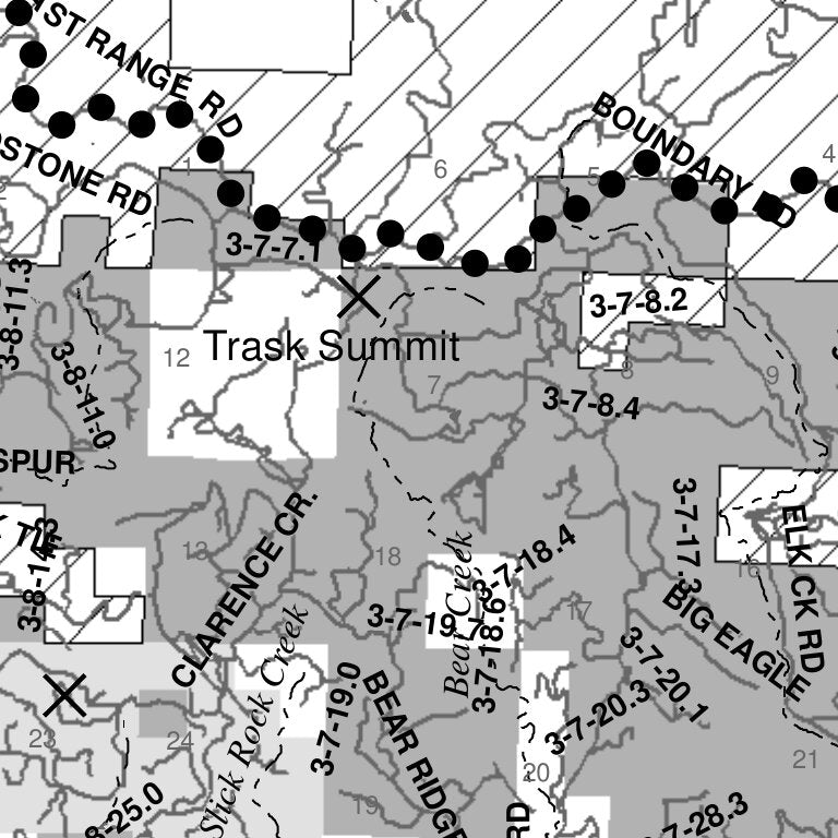 [214B1-2] Trask - Central Map by Oregon Department of Fish and Wildlife ...