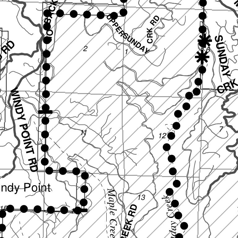 [614T2] Upper Tualatin Trask Map by Oregon Department of Fish and ...