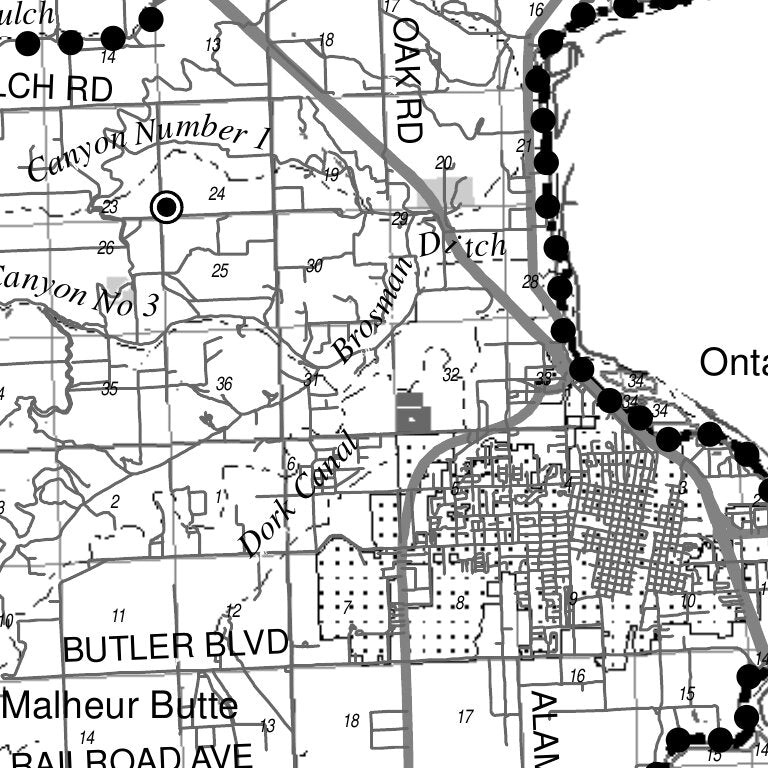 [665A] Beulah - Southeast Map by Oregon Department of Fish and Wildlife ...