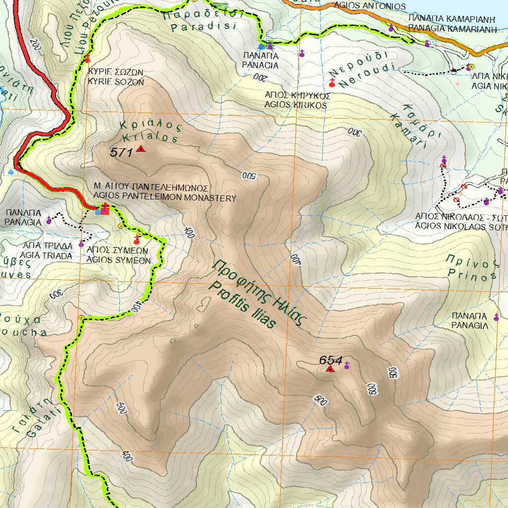 Tilos Map by Anavasi editions | Avenza Maps