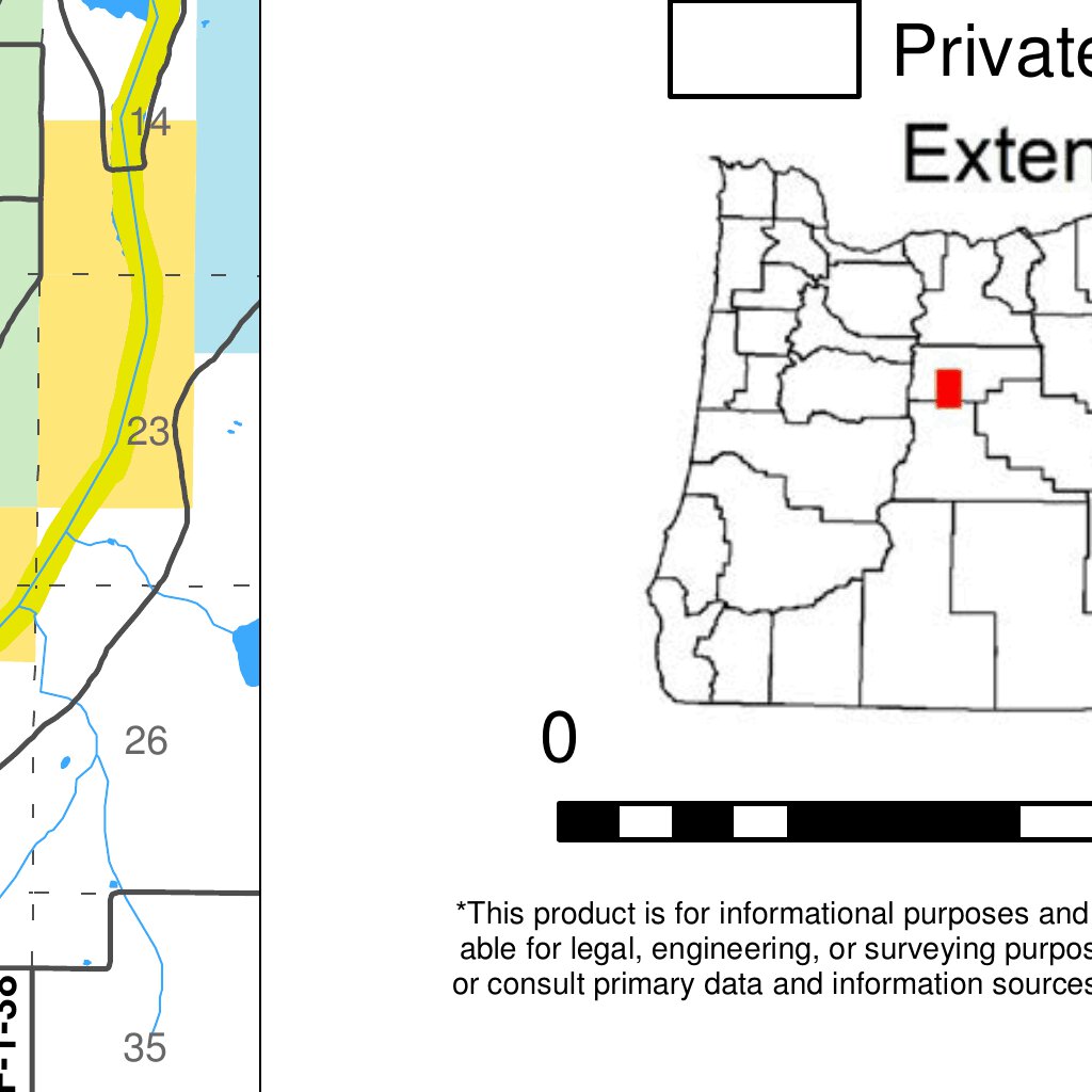 Metolius Map by Oregon Department of Fish and Wildlife | Avenza Maps