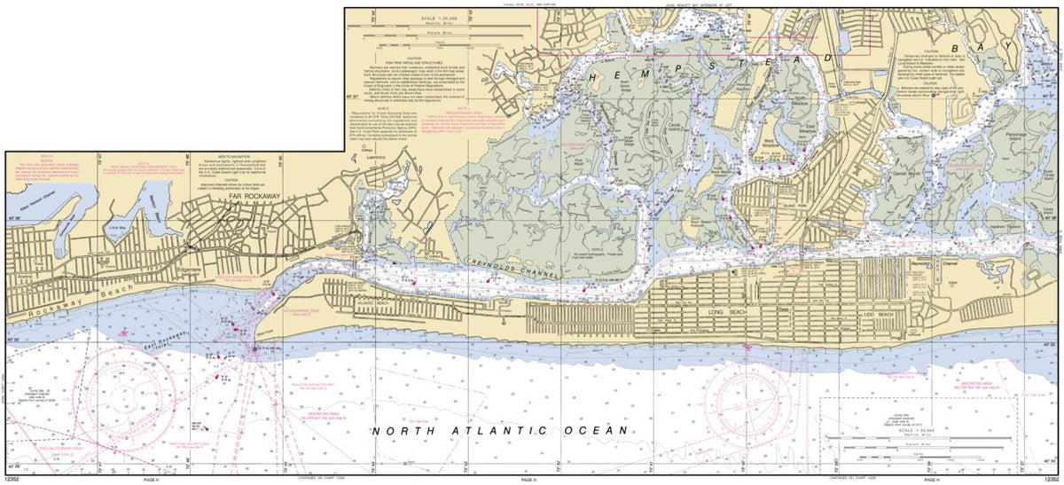 East Rockaway Inlet And Hempstead Bay Long Island Ny Map by National ...