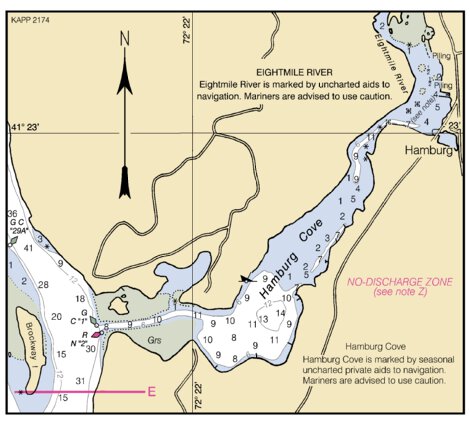 Hamburg Cove Extension Map by National Oceanographic & Atmospheric ...