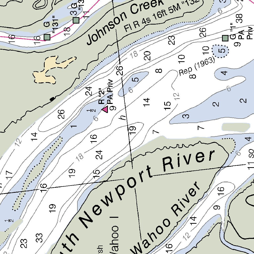 Beaufort River To St Simons Sound Zz-Aa Map by National Oceanographic ...