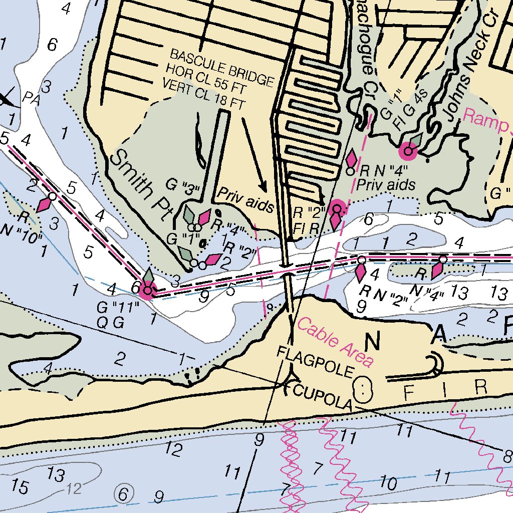 Great South Bay To Moriches Bay Long Island Ny Map by National ...