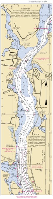 Thames River Extension - Right Panel Map by National Oceanographic ...