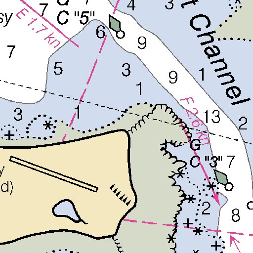 Cuttyhunk Harbor Ma Inset 5 Map by National Oceanographic & Atmospheric ...