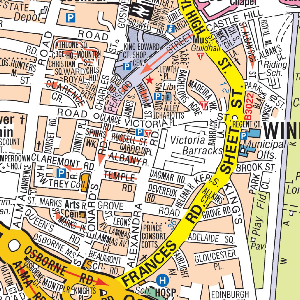 Windsor A-Z Pocket Street Map by Geographers' A-Z Map Company | Avenza Maps