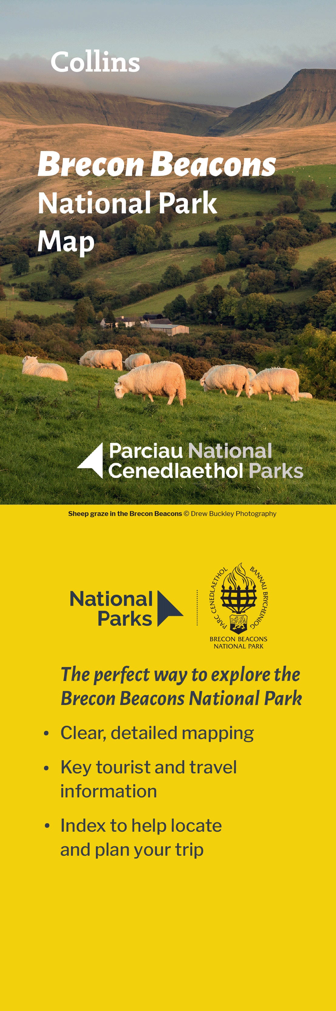 Brecon Beacons National Park Map by Harper Collins Publishers UK ...