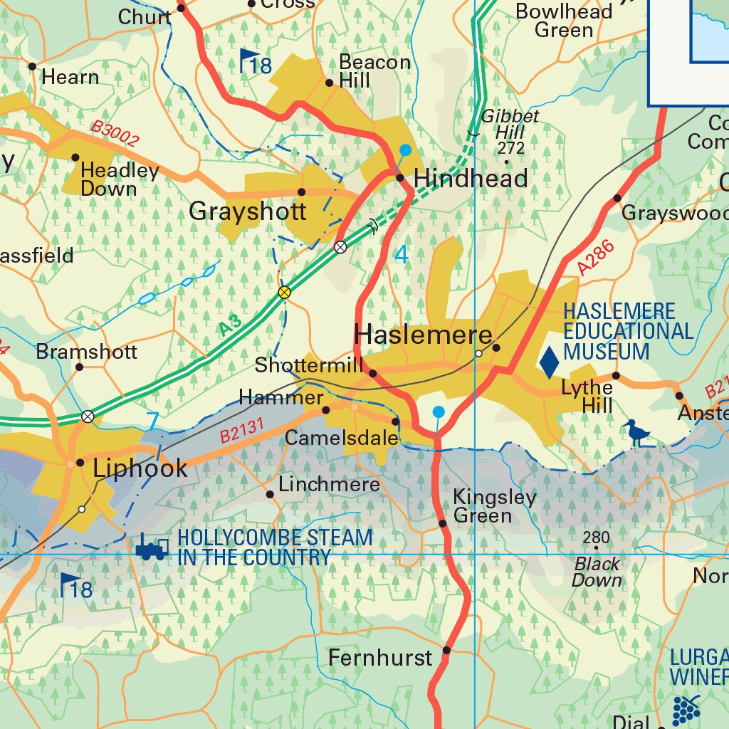 South Downs National Park Map - West by Harper Collins Publishers UK ...