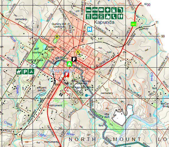 Kidman Trail MAPS 1-5 - Willunga to Kapunda Map by Mapland - Department ...