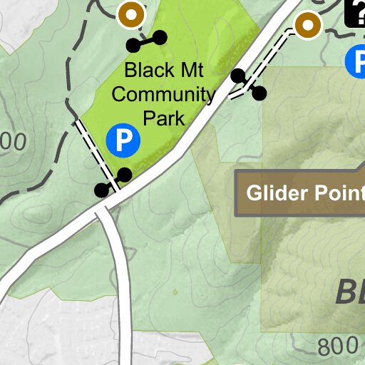 Black Mountain Open Space Trail Map by Avenza Systems Inc. | Avenza Maps