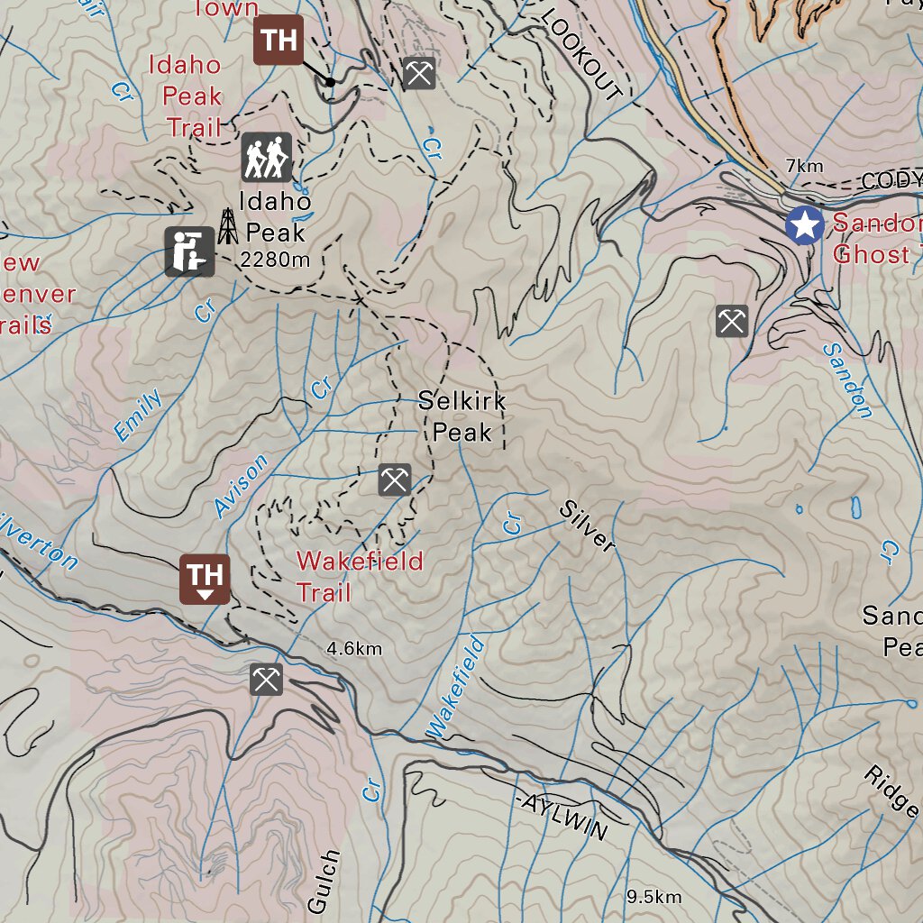 WMU 4-18 Kootenay Region - Hunting Topo BC Map by Backroad Mapbooks ...