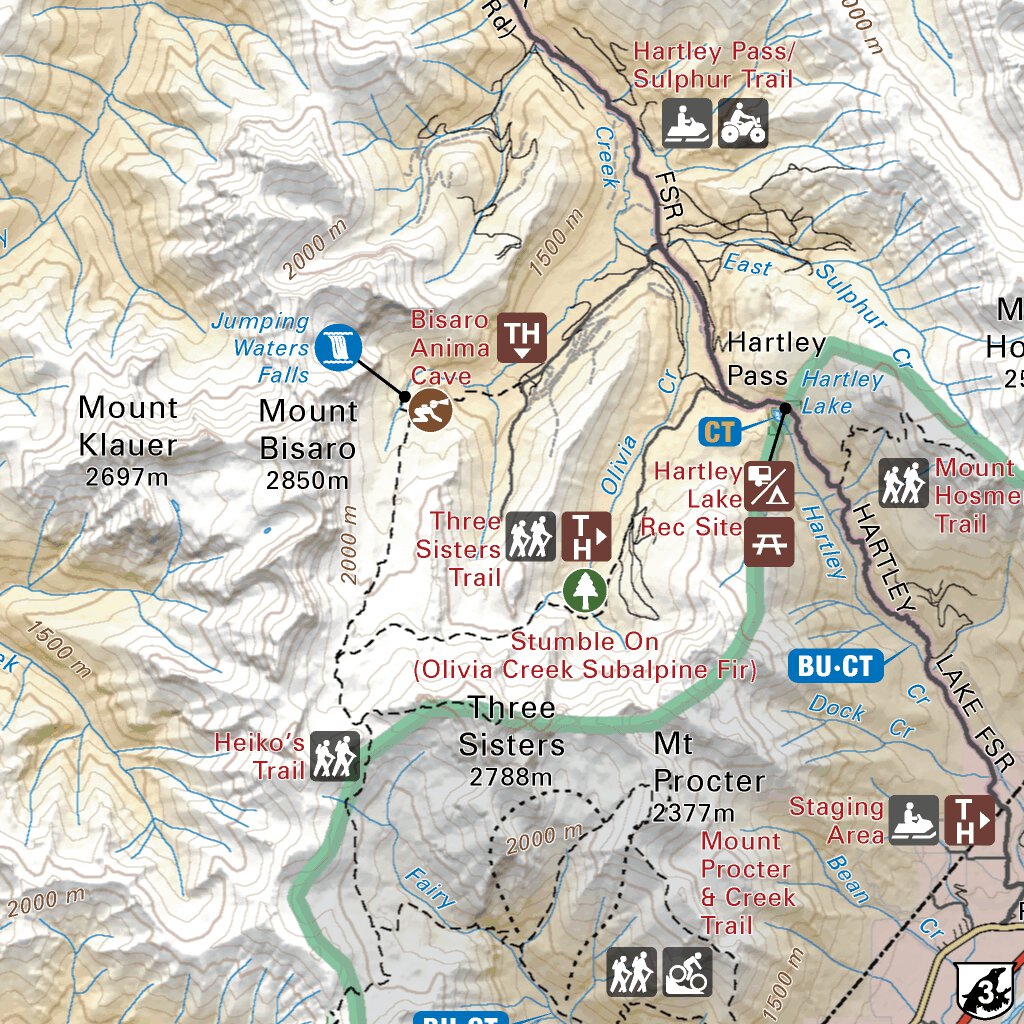WMU 4-22 Kootenay Region - Hunting Topo BC Map by Backroad Mapbooks ...