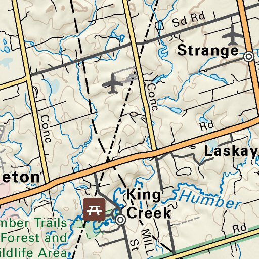 CCON01 Richmond Hill – Cottage Country Ontario Topo Map by Backroad ...