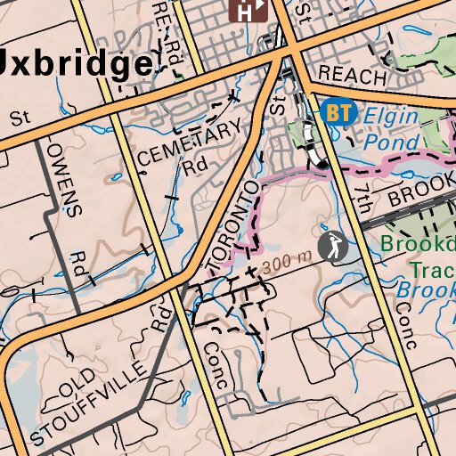 CCON11 Uxbridge - Cottage Country Ontario Topo Map by Backroad Mapbooks ...