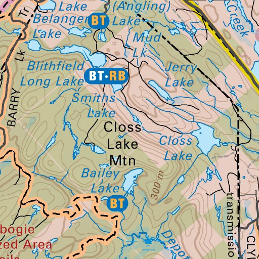 CCON58 Calabogie - Cottage Country Ontario Topo Map by Backroad ...