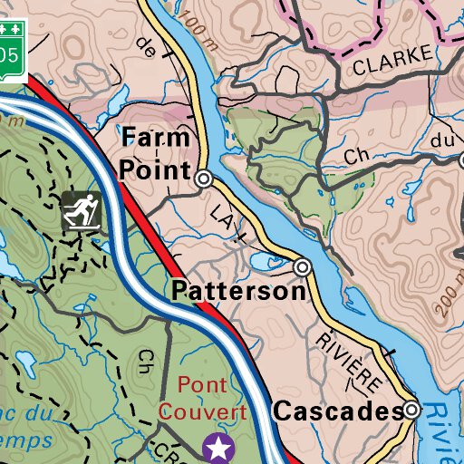 CCON78 Kanata - Cottage Country Ontario Topo Map by Backroad Mapbooks ...