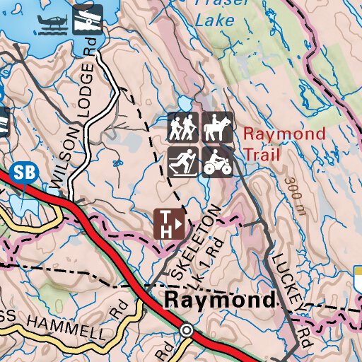 CCON50 Port Carling - Cottage Country Ontario Topo Map by Backroad ...