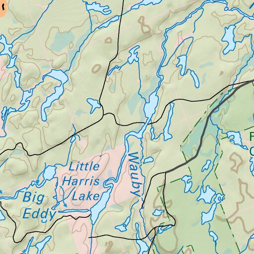 CCON86 Port Loring - Cottage Country Ontario Topo Map by Backroad ...