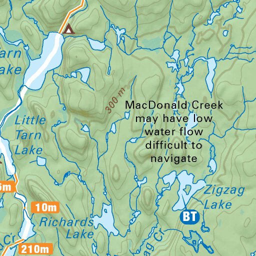 CCON92 Achray - Cottage Country Ontario Topo Map by Backroad Mapbooks ...