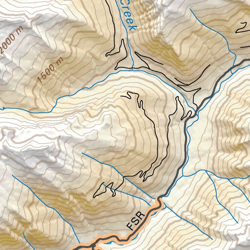 KRBC35 Albert Canyon - Kootenay Rockies BC Topo-2023 Map by Backroad ...