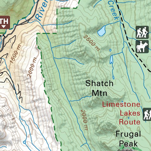 KRBC32 Elk Lakes Provincial Park - Kootenay Rockies BC Topo-2023 Map by ...