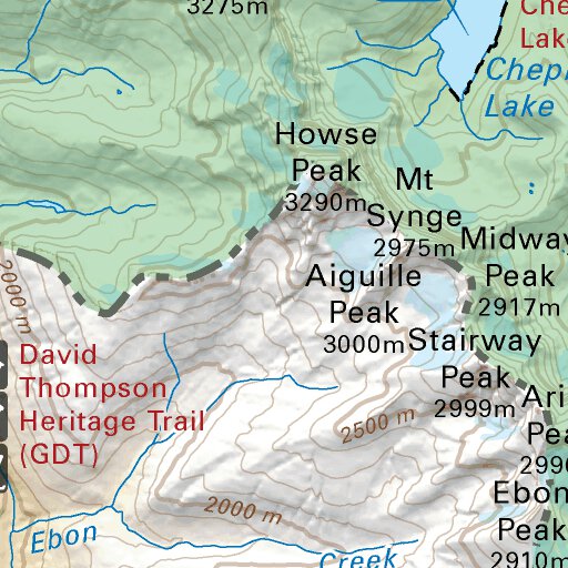 KRBC48 Mummery Glacier - Kootenay Rockies BC Topo-2023 Map by Backroad ...