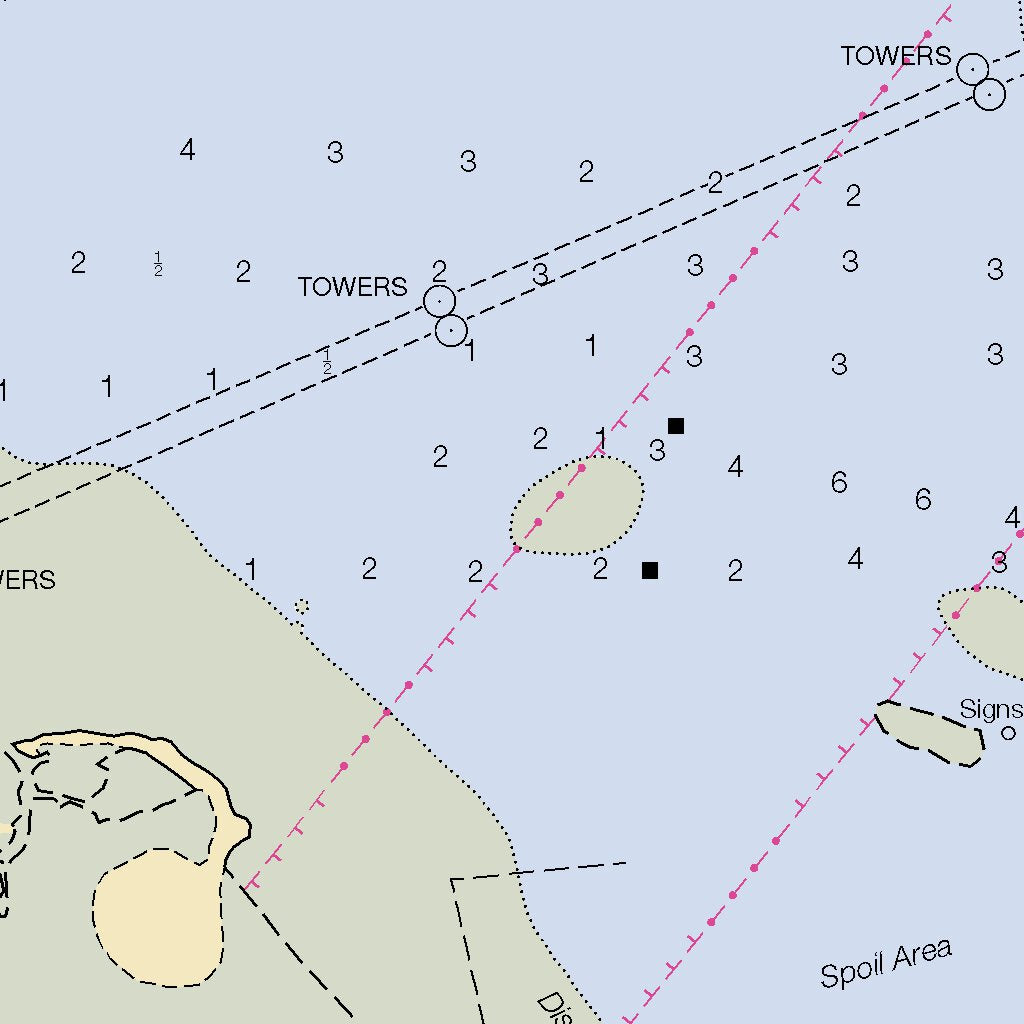 Houston Ship Channel Map by National Oceanographic & Atmospheric ...
