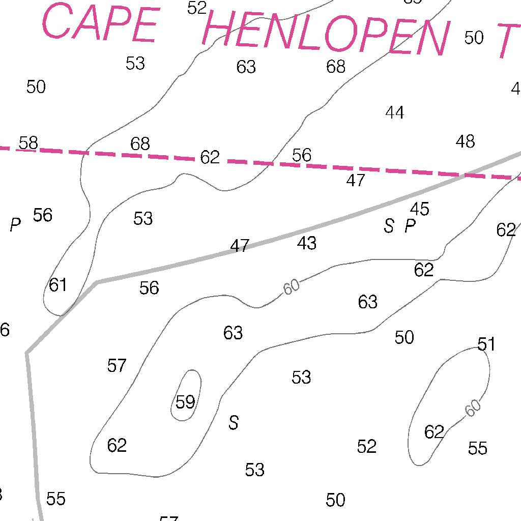 Cape May To Fenwick Island Map by National Oceanographic & Atmospheric ...