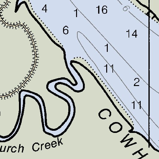 Continuation Of Ashley River Map by National Oceanographic ...