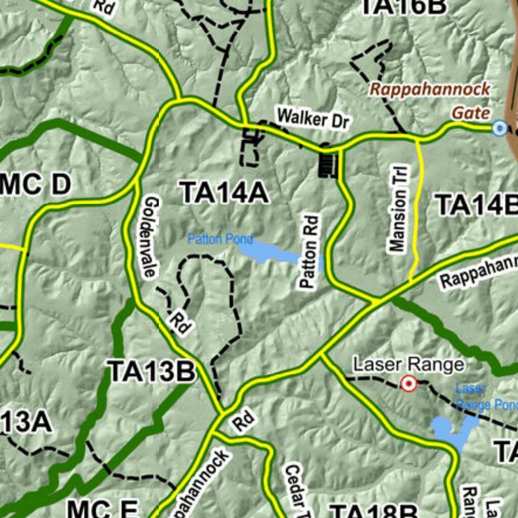 Fort Walker Hunting Map by iSportsman | Avenza Maps