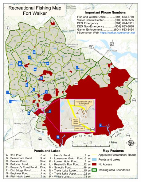 Fort Walker Fishing Map by iSportsman | Avenza Maps