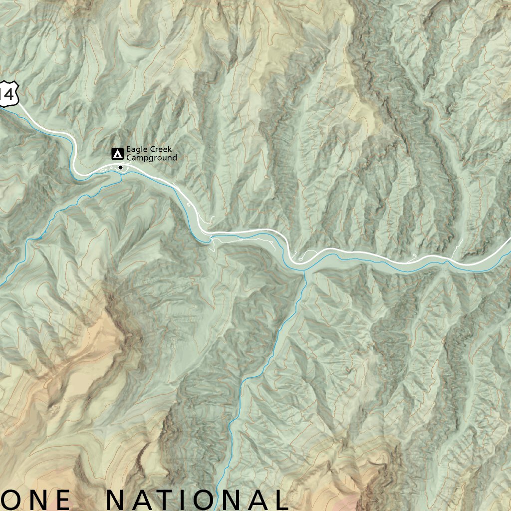 Yellowstone National Park - NPS Map - Drive Yellowstone by Map the ...