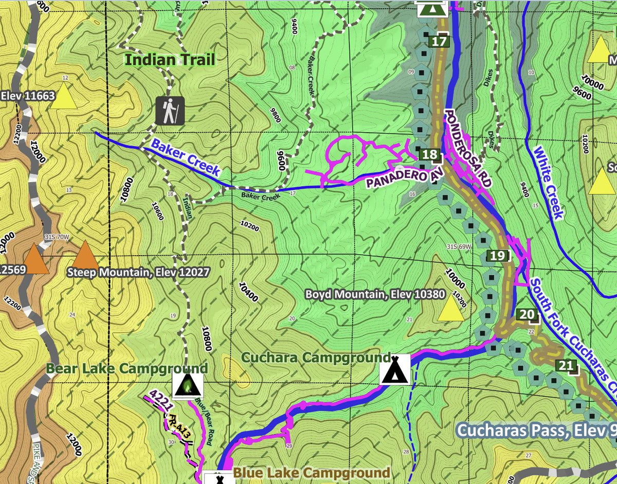 Alamosa, CO Exploration Map for Sightseeing by 3D Geologic Mapping LLC ...